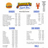 Menu | Jordan's Snack Bar